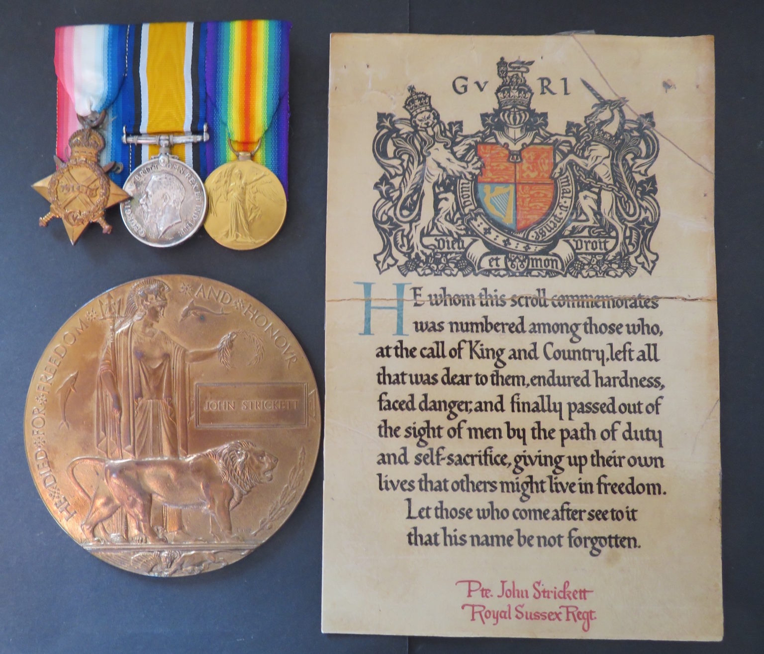 First World War Medals – British Medals