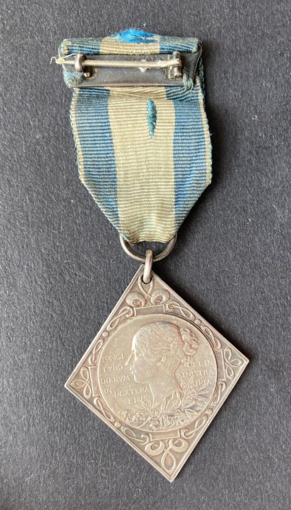 1897 Jubilee, Mayors & Provosts issue, original ribbon & wearing pin ...