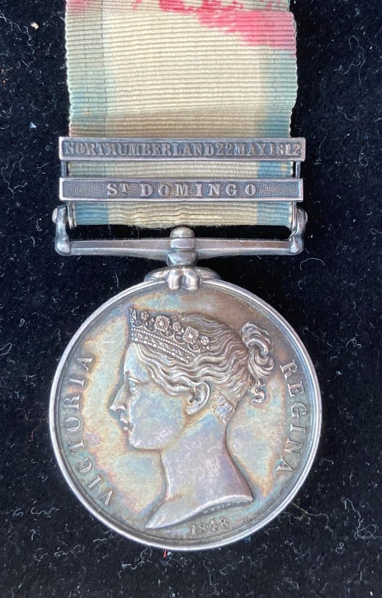 Naval General Service, 2 clasps, Lieutenant Royal Navy, Midshipman in ...